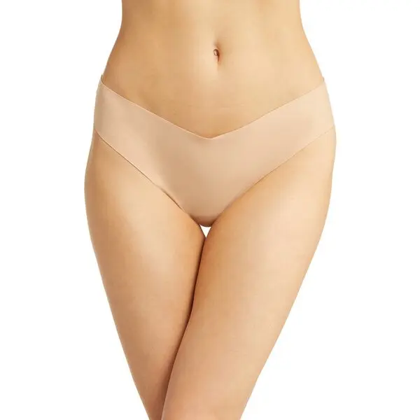 Commando Cotton Thong - Beige