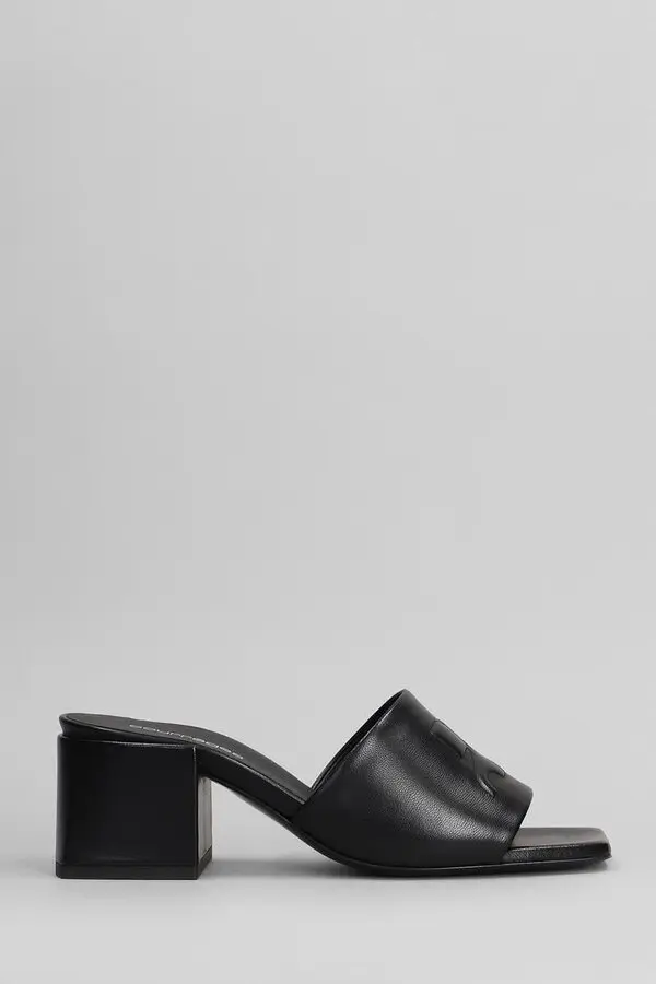 COURREGES Bandeau Leather Sandals