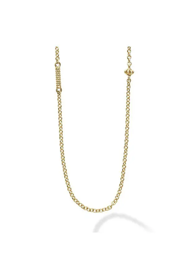 Lagos Caviar 32 Inch Chain Necklace