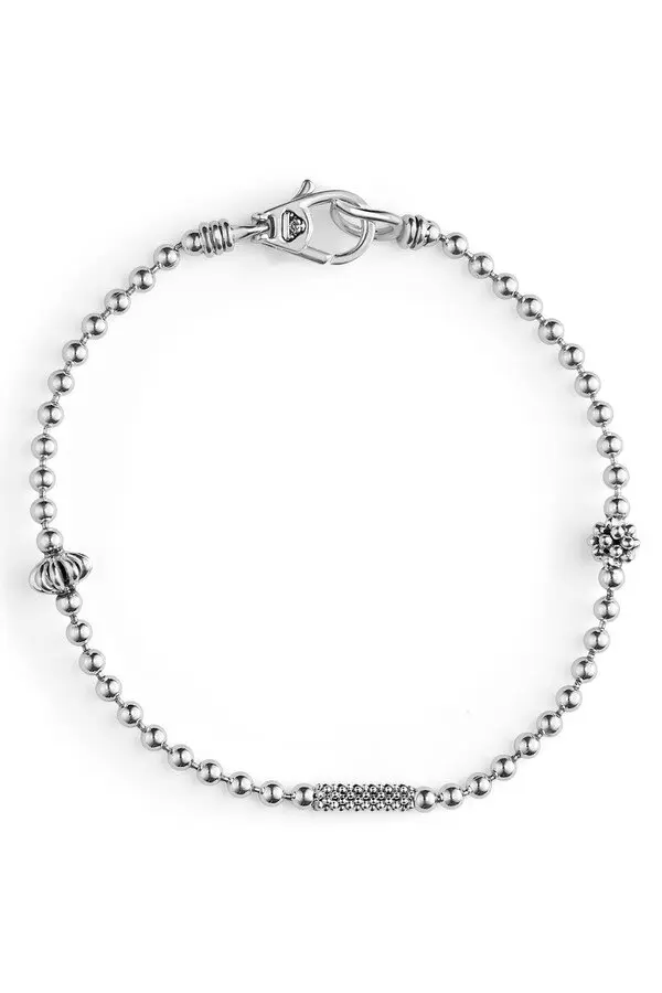 Lagos Caviar Icon Beaded Bracelet