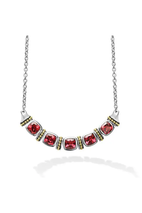 Lagos Rittenhouse Rhodolite Garnet Necklace - Gold