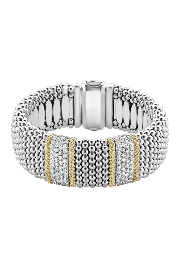 Lagos Caviar Lux Diamond Bracelet
