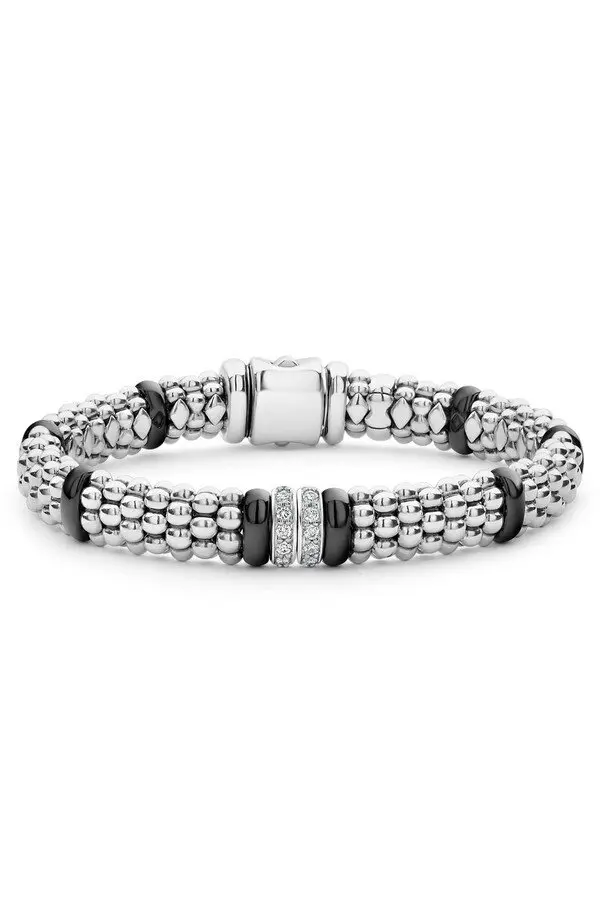 Lagos Caviar Diamond Bracelet