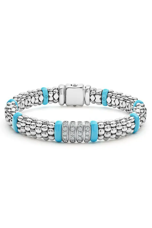 Lagos Caviar Diamond Bracelet