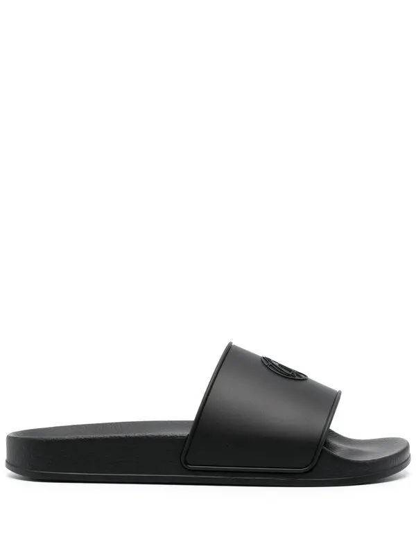 GIULIANO GALIANO Shark Embossed Logo Slides