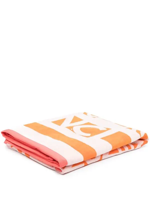 Moncler Logo-print Cotton Beach Towel