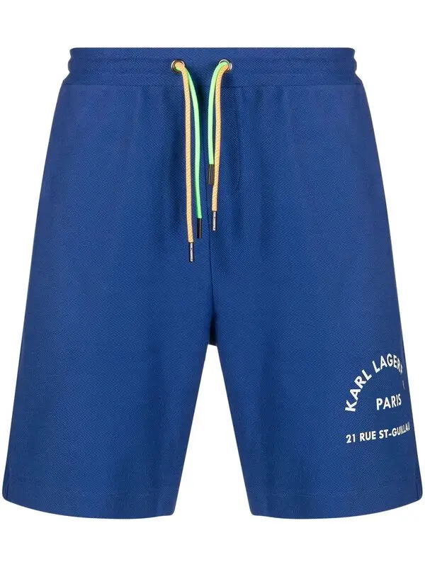 Karl Lagerfeld Athleisure Logo-print Shorts
