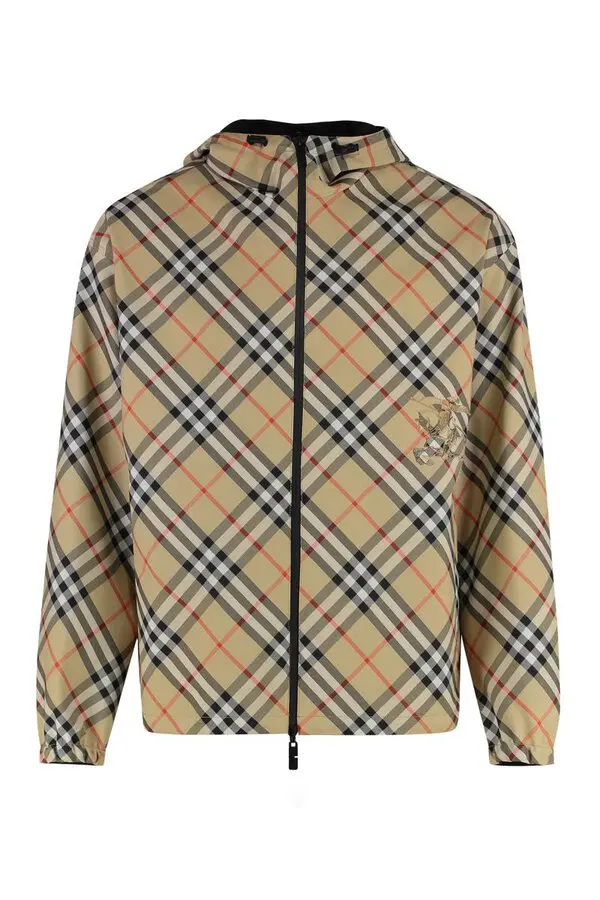 Burberry Checked Reversible Jacket - Beige