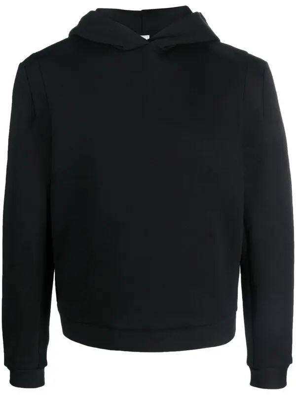 Random Identities Long-sleeve Cotton Hoodie - Black