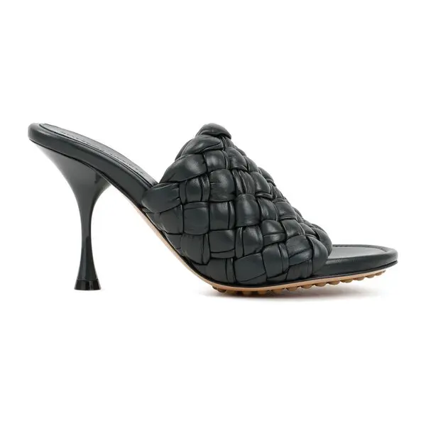 Bottega Veneta Leather Dot High Heel Sandals