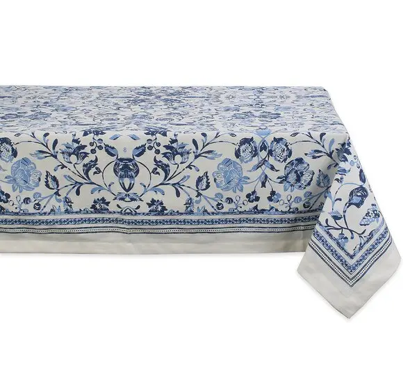 DESIGN IMPORTS Madiera Print Tablecloth 60 X 84