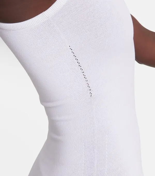 AZZEDINE ALAIA Alaïa Knit Bodysuit - White