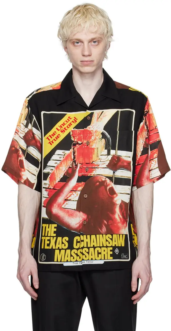 Wacko Maria Graphic Shirt In Black - 62% Off | Editorialist