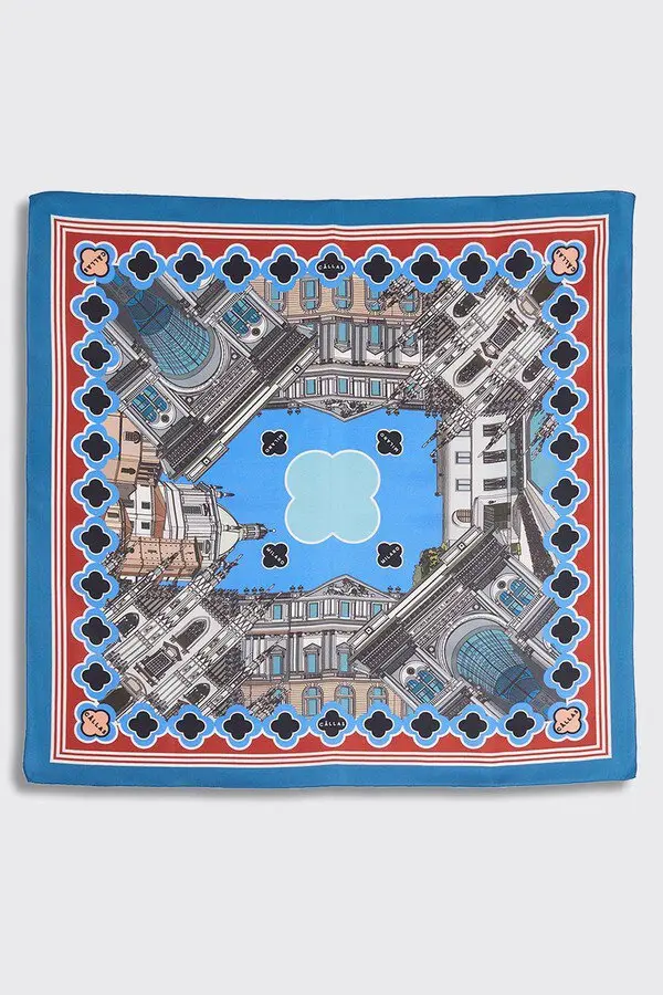 CALLAS MILANO Milano Silk Scarf Large - Multicolor