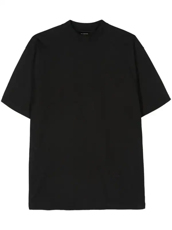 Balenciaga Bb Paris Rhinestone-Embellished T-Shirt In Black - 49