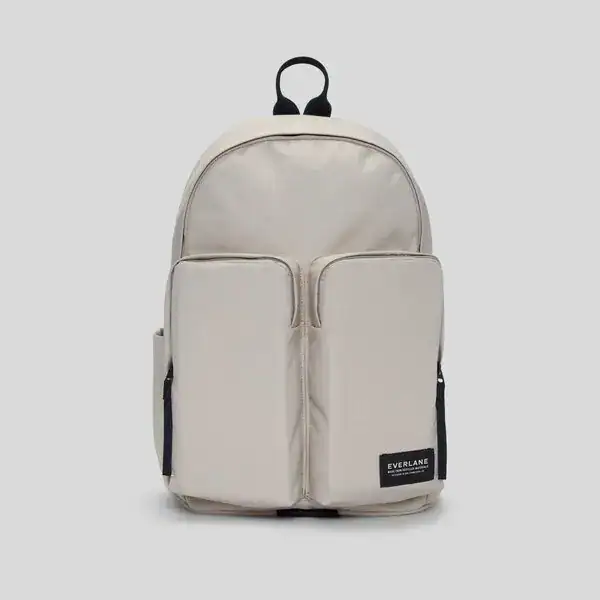 Everlane Renew Transit Utility Backpack Warm Quartz Editorialist