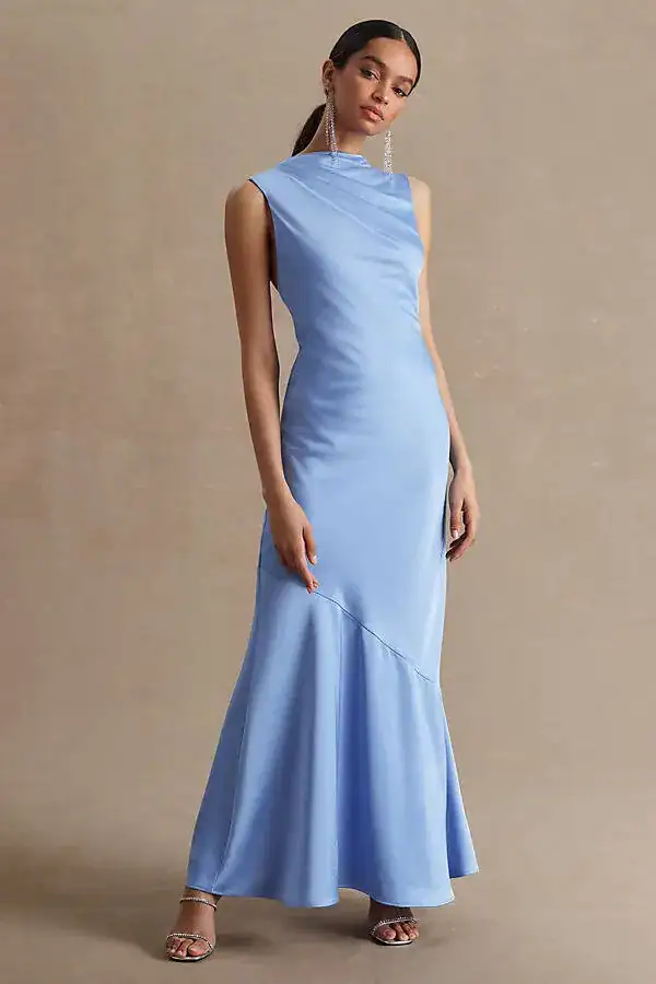 princess polly baby blue dress Royal Blue Off-Shoulder Sequin Corset Mini Dress main image 1