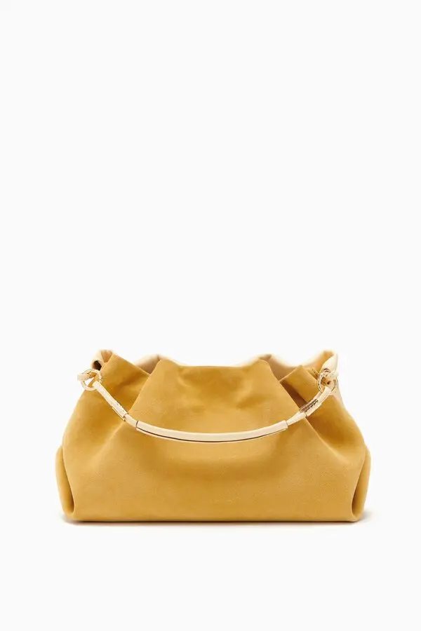 Ulla Johnson Remy Soft Convertible Clutch Handbag - Transparent Yellow