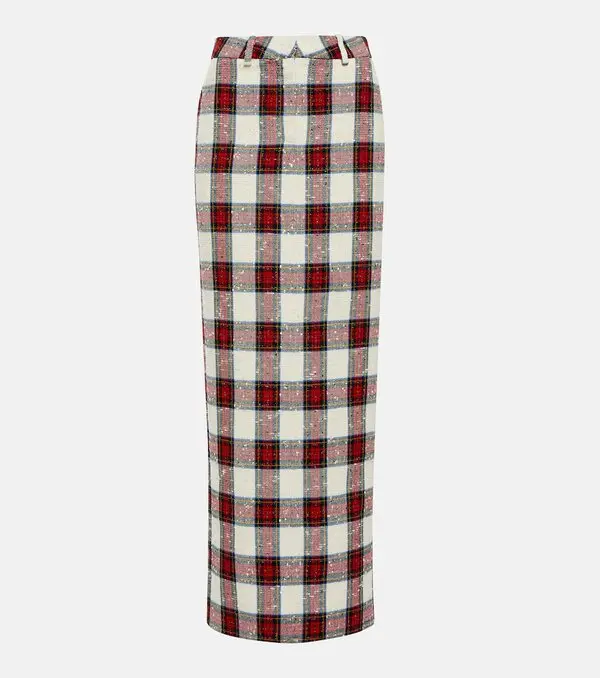 Alessandra Rich Low-rise Maxi Skirt