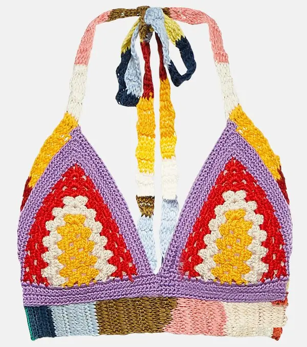 Marni X No Vacancy Inn Knit Crop Top