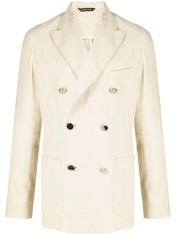 TONELLO Long-sleeved Double-breasted Blazer