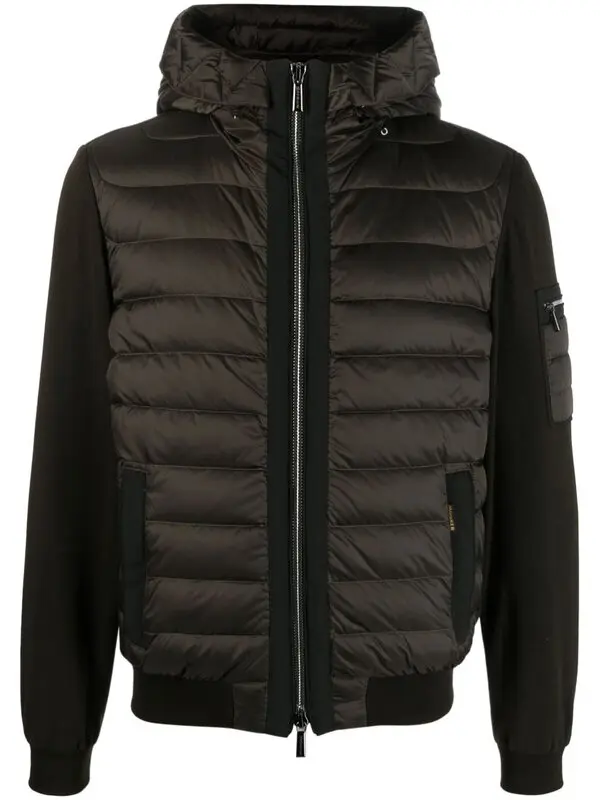 MOORER Doge-shf Panelled Jacket - Green