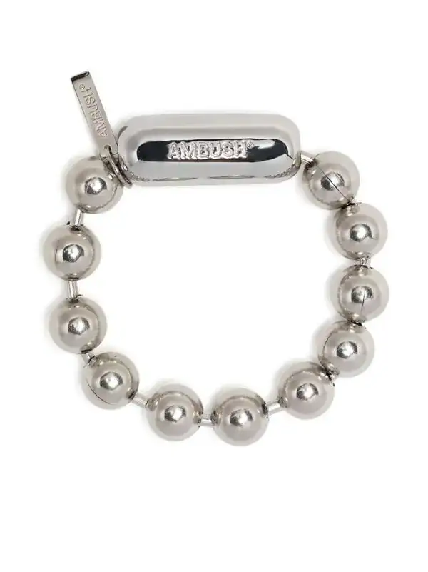 Ambush Huge Ball Chain Bracelet In Silver - 40% Off | Editorialist