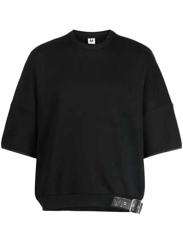 Random Identities Buckle-detailed Cotton T-shirt
