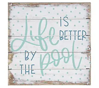 SINCERE SURROUNDINGS 8' Life Better Pool Pallet Petite