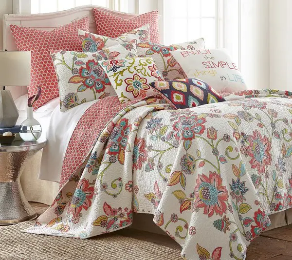 LEVTEX HOME Clementine Floral 2-piece Twin/twin Xl Quilt Set
