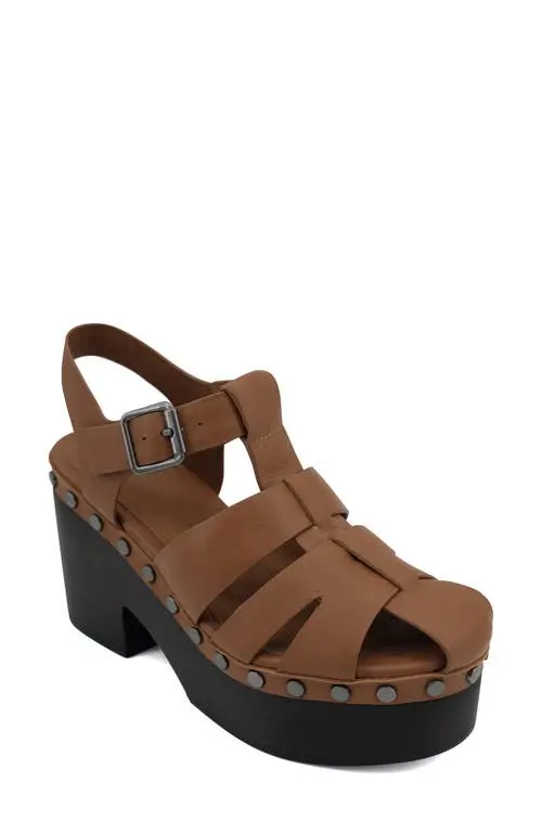 ARTISAN CRAFTED BY ZIGI Lorenza Platform Fisherman Sandal - Tan Leather