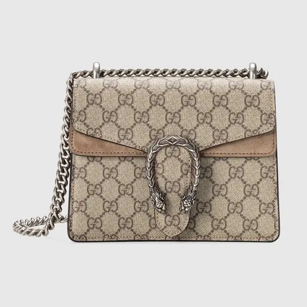 Gucci Dionysus Small Shoulder Bag - Beige