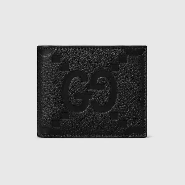 Gucci Gg Jumbo Bi-fold Wallet - Black