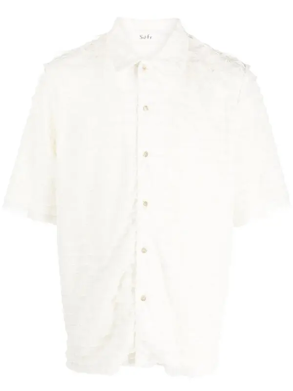 SéFr Noam Shirt In White Veil - 33% Off | Editorialist