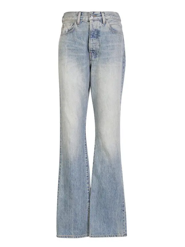 Amiri High-waisted Bootcut Jeans - Blue