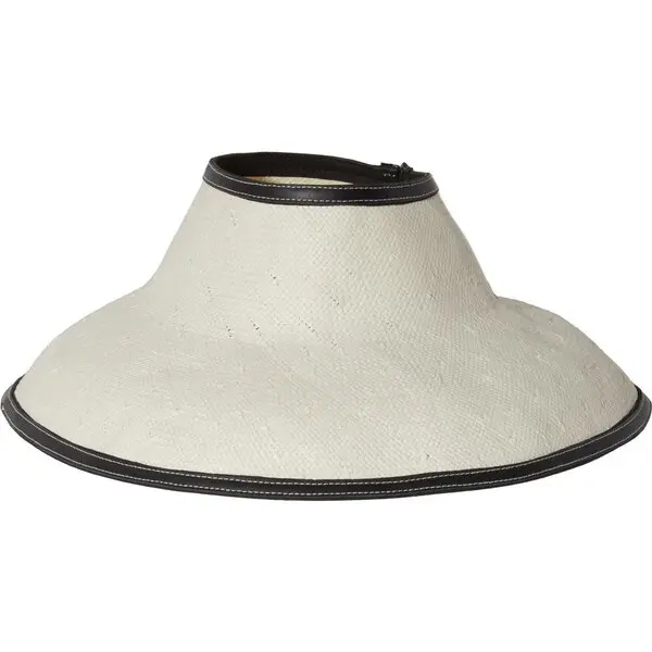 Janessa Leoné Odette Packable Straw Visor - Bleach  display picture 1