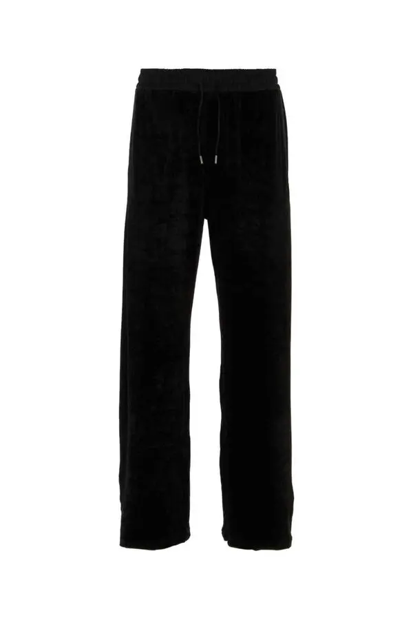 Saint Laurent Straight Leg Jogging Pants - Black