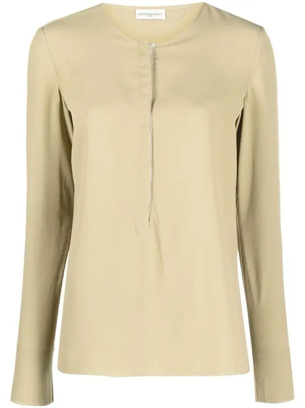 Veronique Leroy Silk-crepe Tunisian Top - Pascolo
