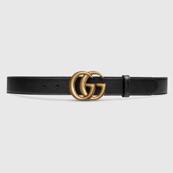 G Buckle Gucci Belt Cruise Gucci Women's Plain Leather Marmont