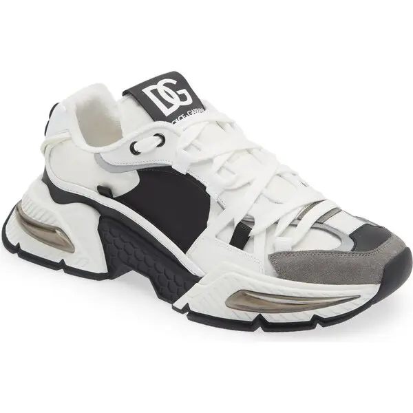 Dolce & Gabbana Airmaster Low-top Sneakers - White/ Black