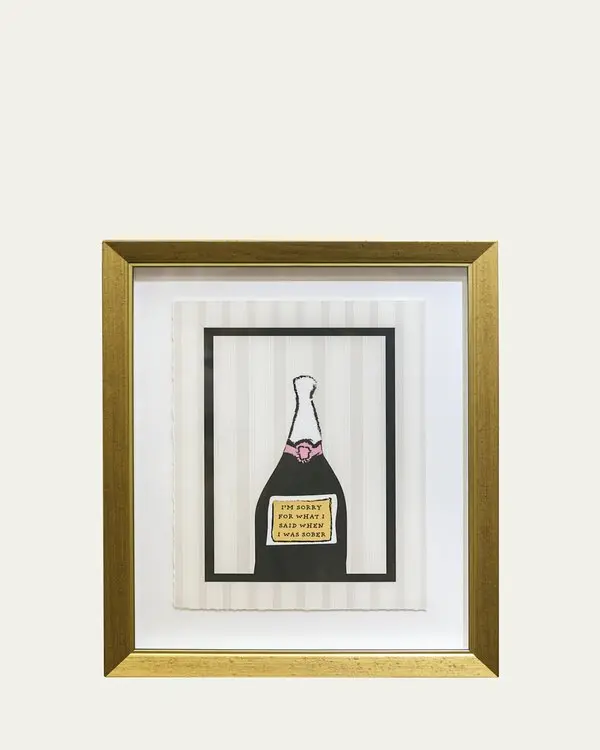 NICK MELE FINE ART Text E" Print Wall Art