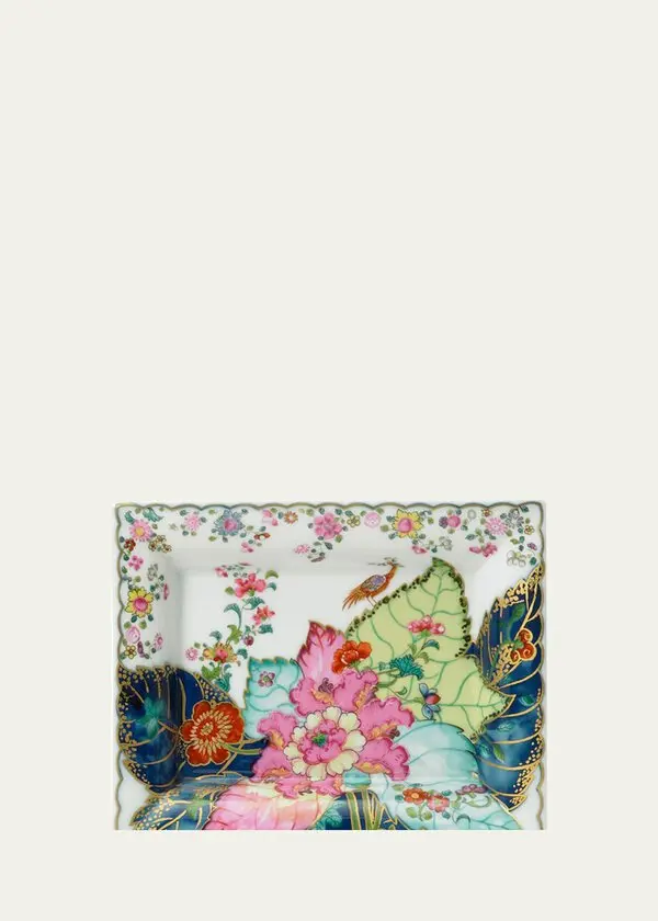MOTTAHEDEH Tobacco Leaf Rectangular Large Tray
