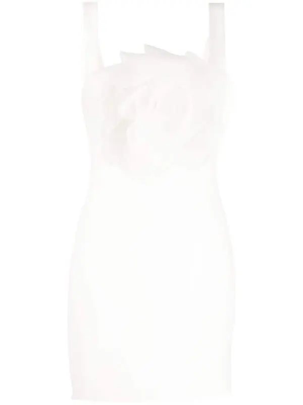 Cynthia Rowley Flower-appliqué Minidress