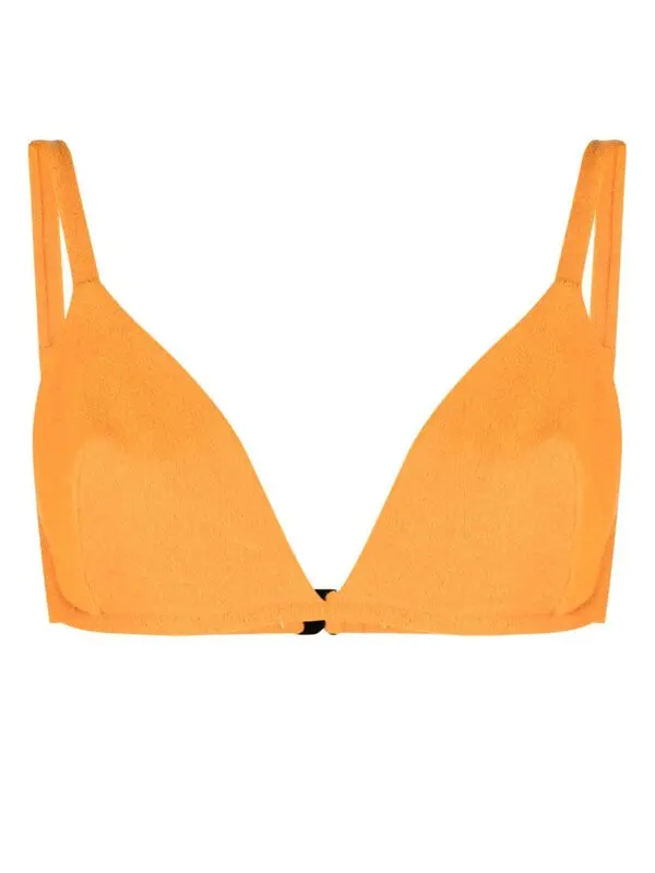 FORM AND FOLD Triangle Terry Bikini Top