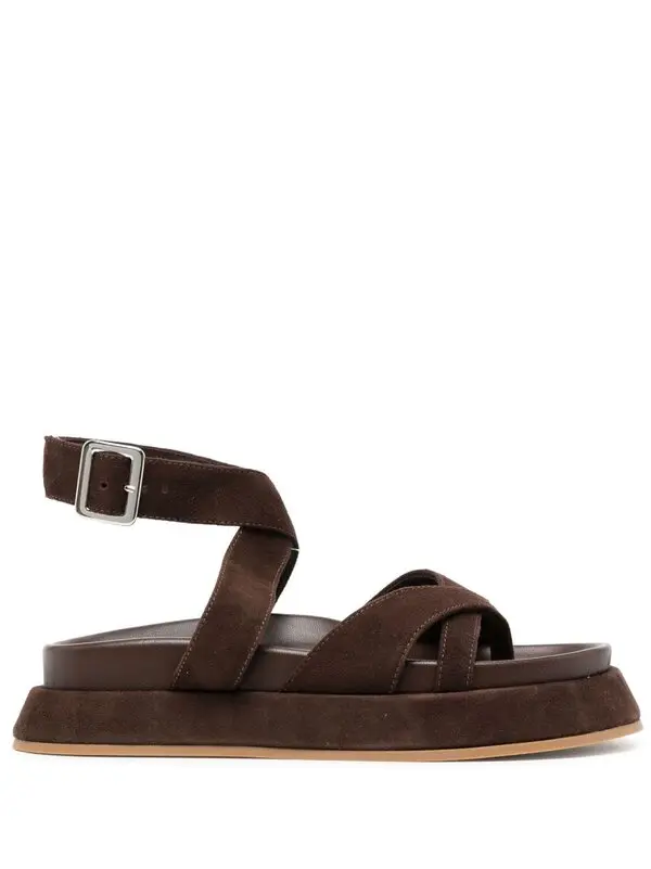 GIABORGHINI Gia/rhw Rosie Flat Sandals
