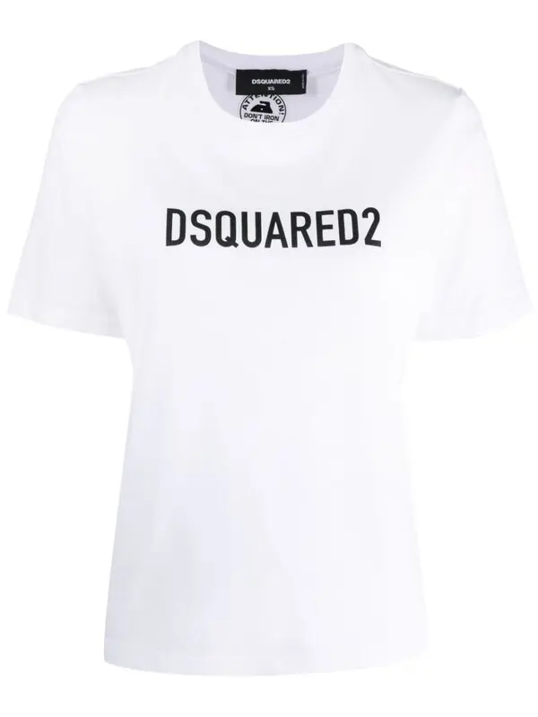 Dsquared2 Logo-print Cotton T-shirt - White