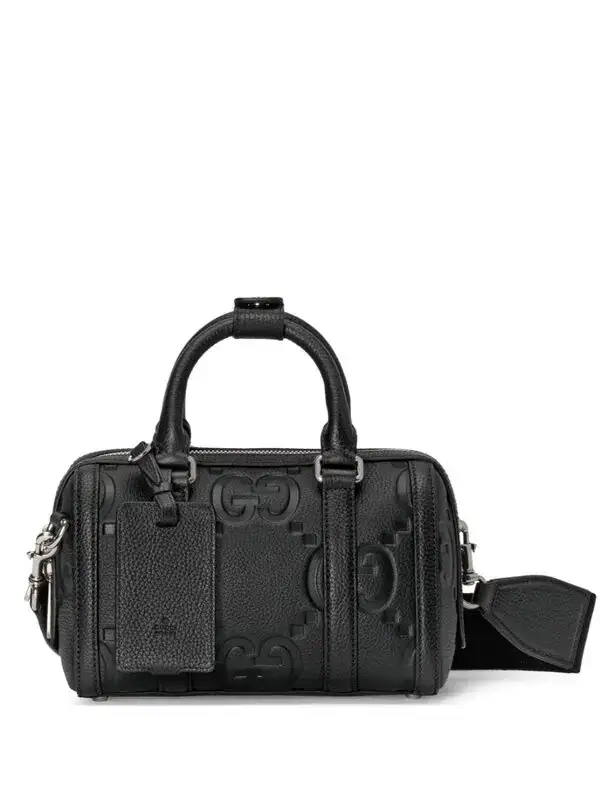 Gucci Jumbo Gg Mini Duffle Bag - Black | Editorialist