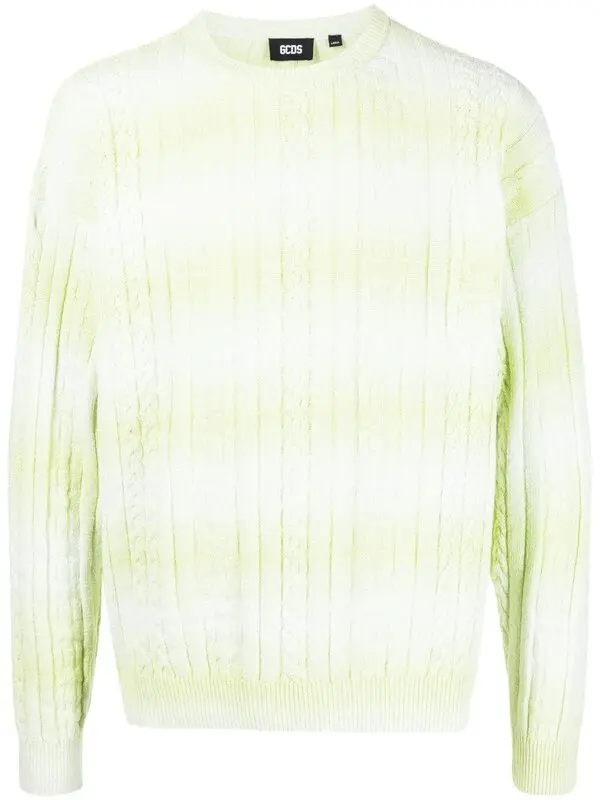 Gcds Braid-detailed Cotton Sweatshirt