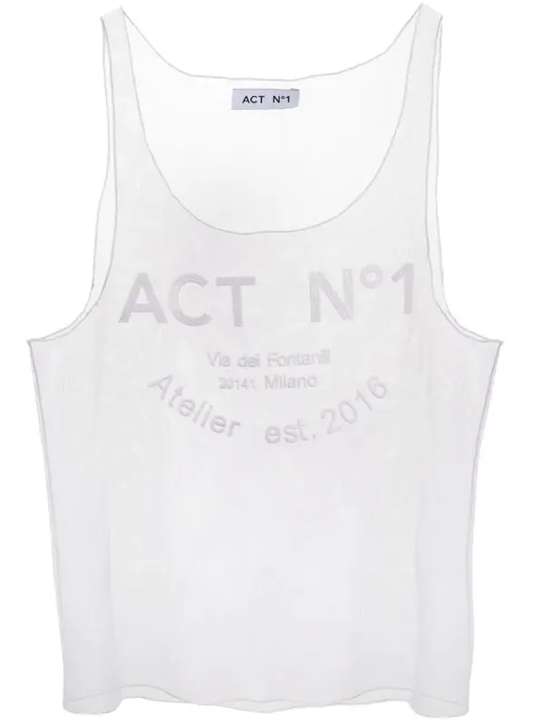 ACT Nº1 Logo Print Tank Top