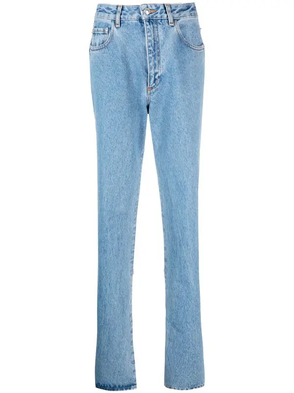Gcds Cut-out Embellished Jeans